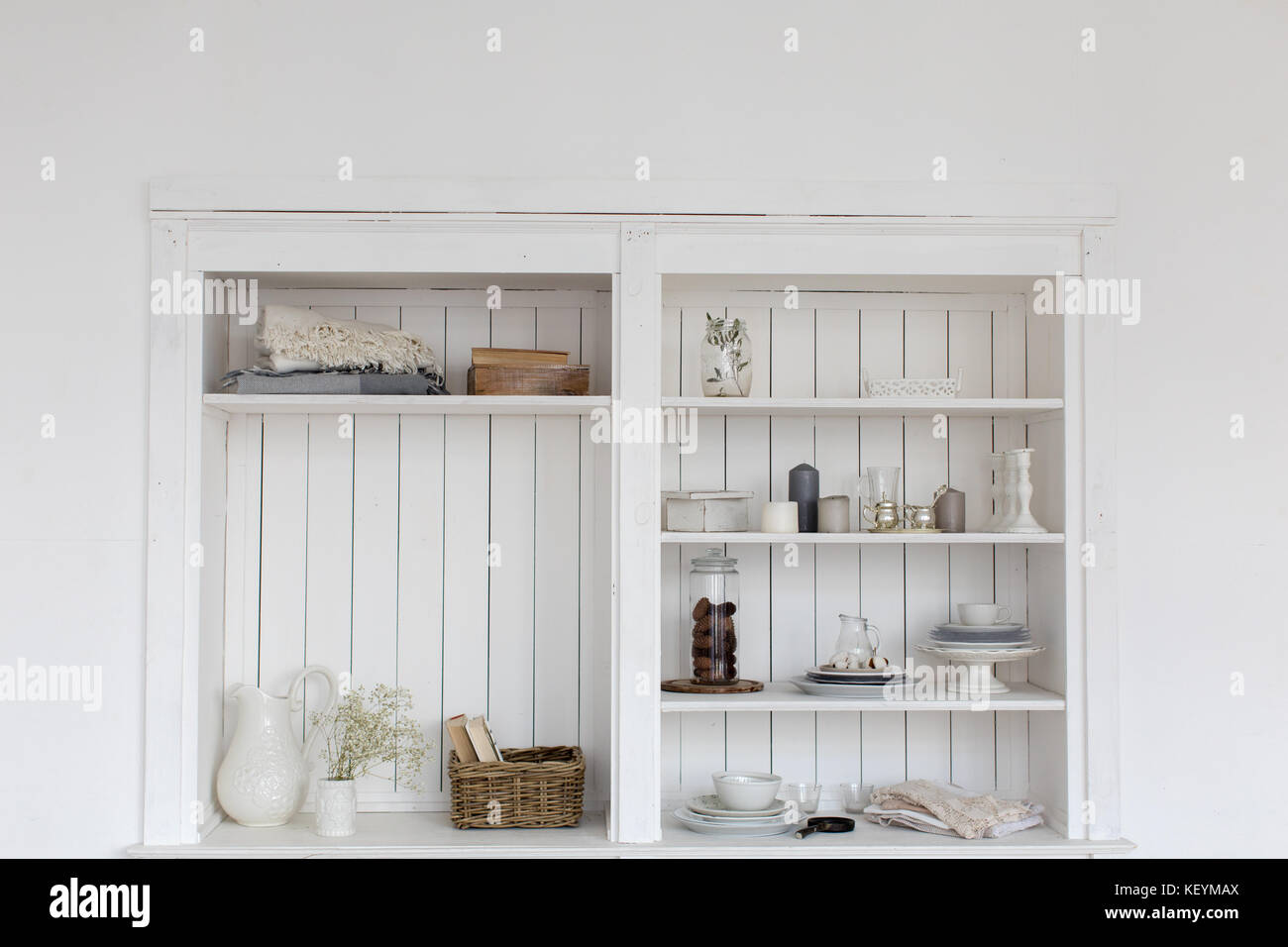 Small closed with different items Stock Photo - Alamy