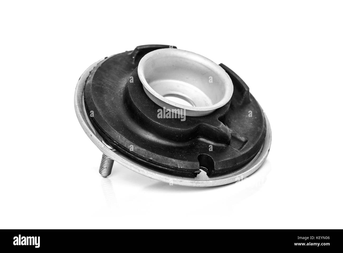 Support the shock absorber of a car on a white Stock Photo - Alamy