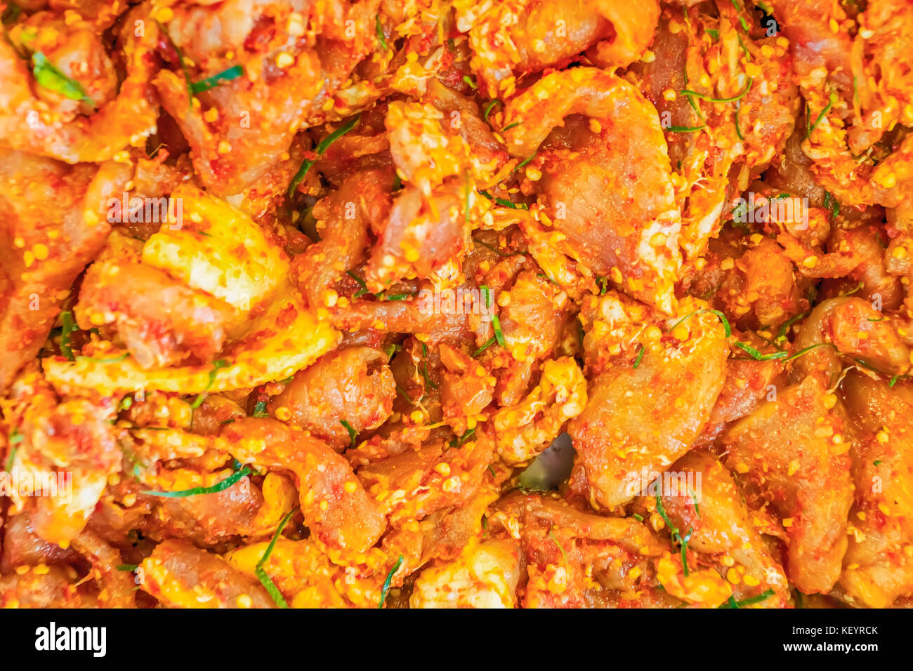 Fermented Fresh Chicken Meat Stock Photo - Alamy