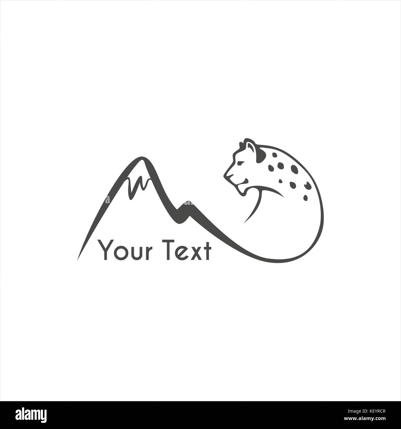 Leaping leopard Stock Vector Images - Alamy