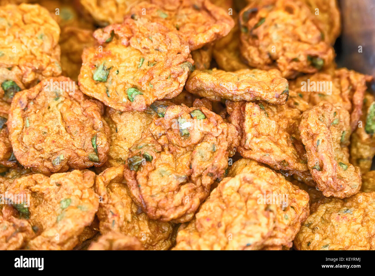 Fried fish fritter Stock Photo - Alamy