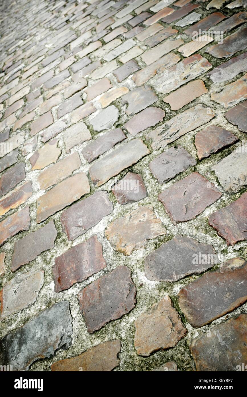 Floor of a street with stone tiles Stock Photo - Alamy