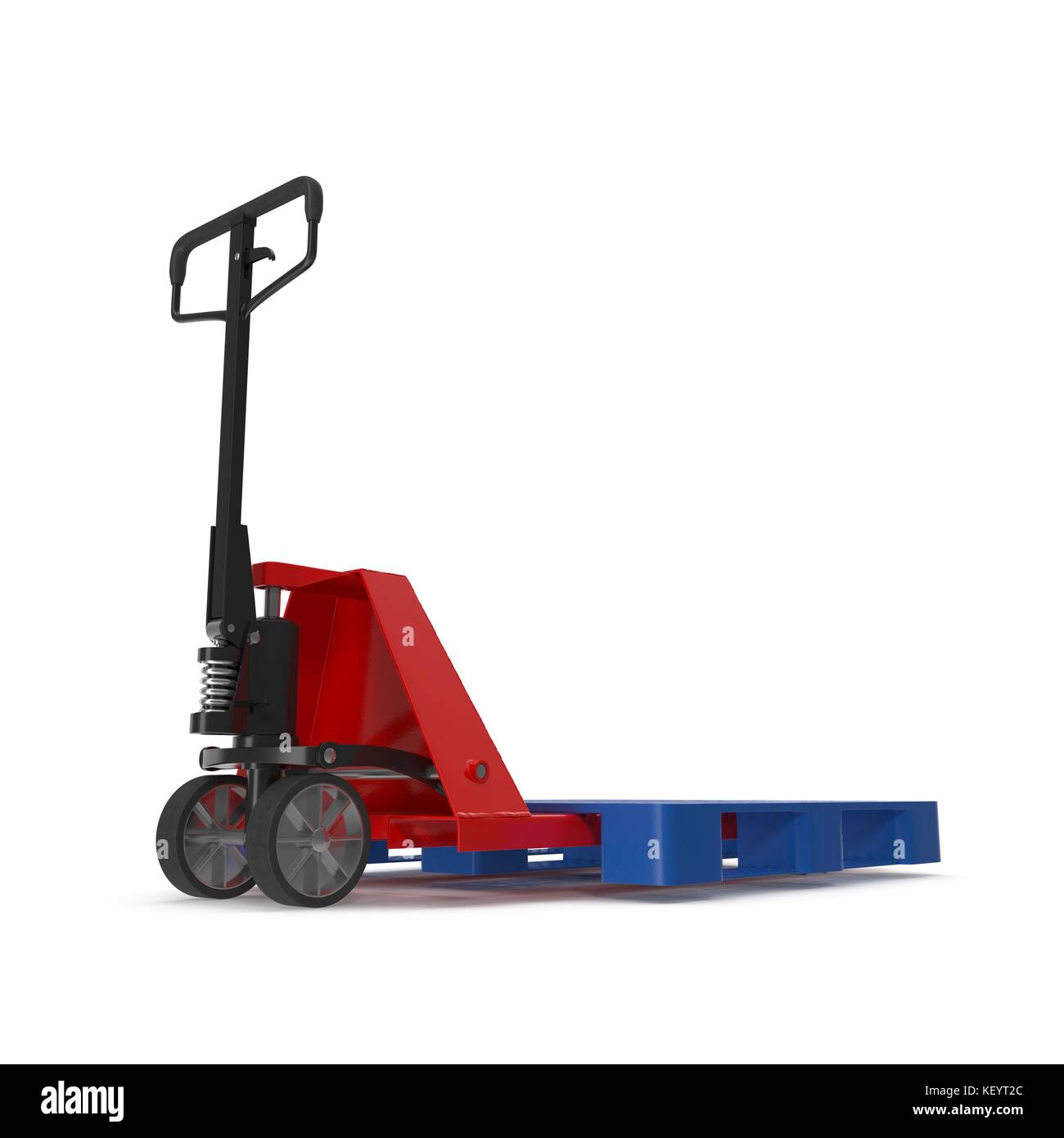 Red manual pallet jack hi-res stock photography and images - Alamy