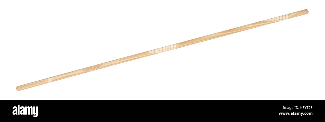 wooden handle isolated in white back Stock Photo - Alamy