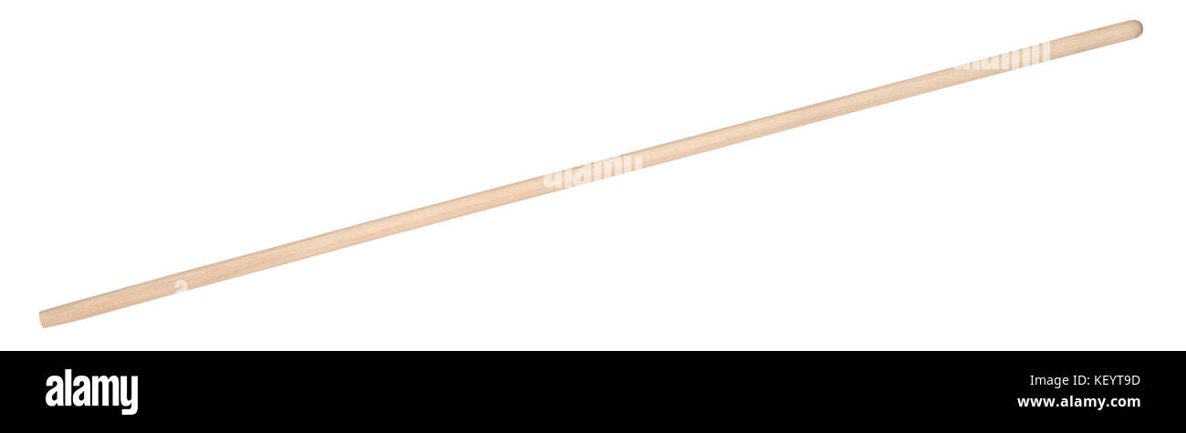 wooden handle isolated in white back Stock Photo - Alamy