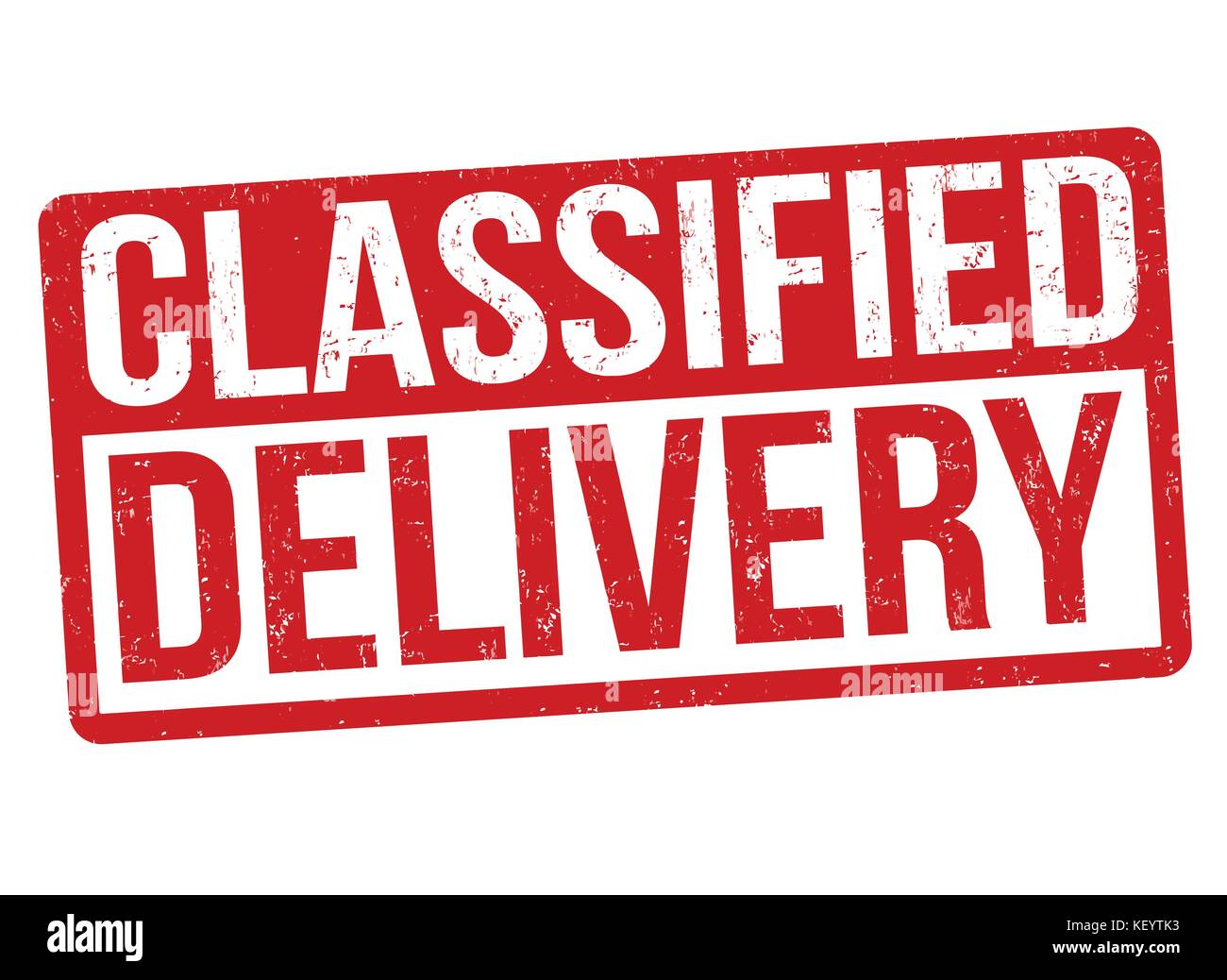 Classified delivery Cut Out Stock Images & Pictures - Alamy