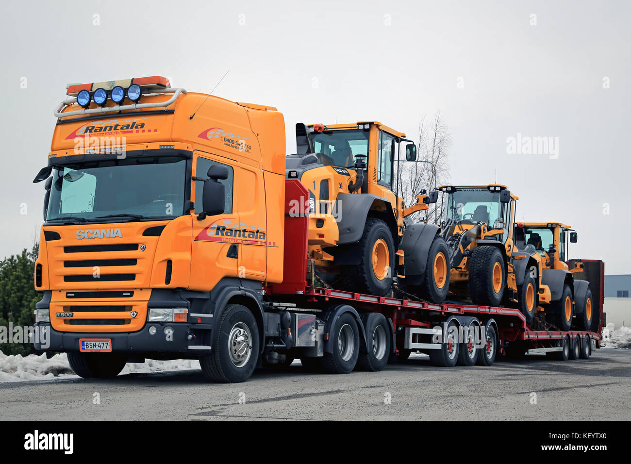Long combination vehicle hi-res stock photography and images - Alamy