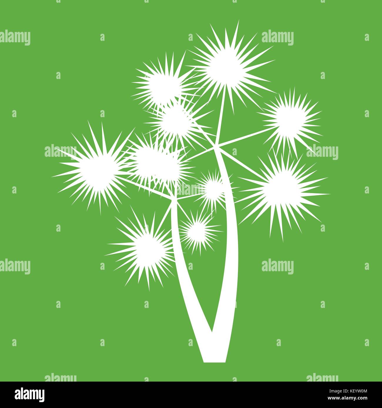 Prickly palm icon green Stock Vector Image & Art - Alamy