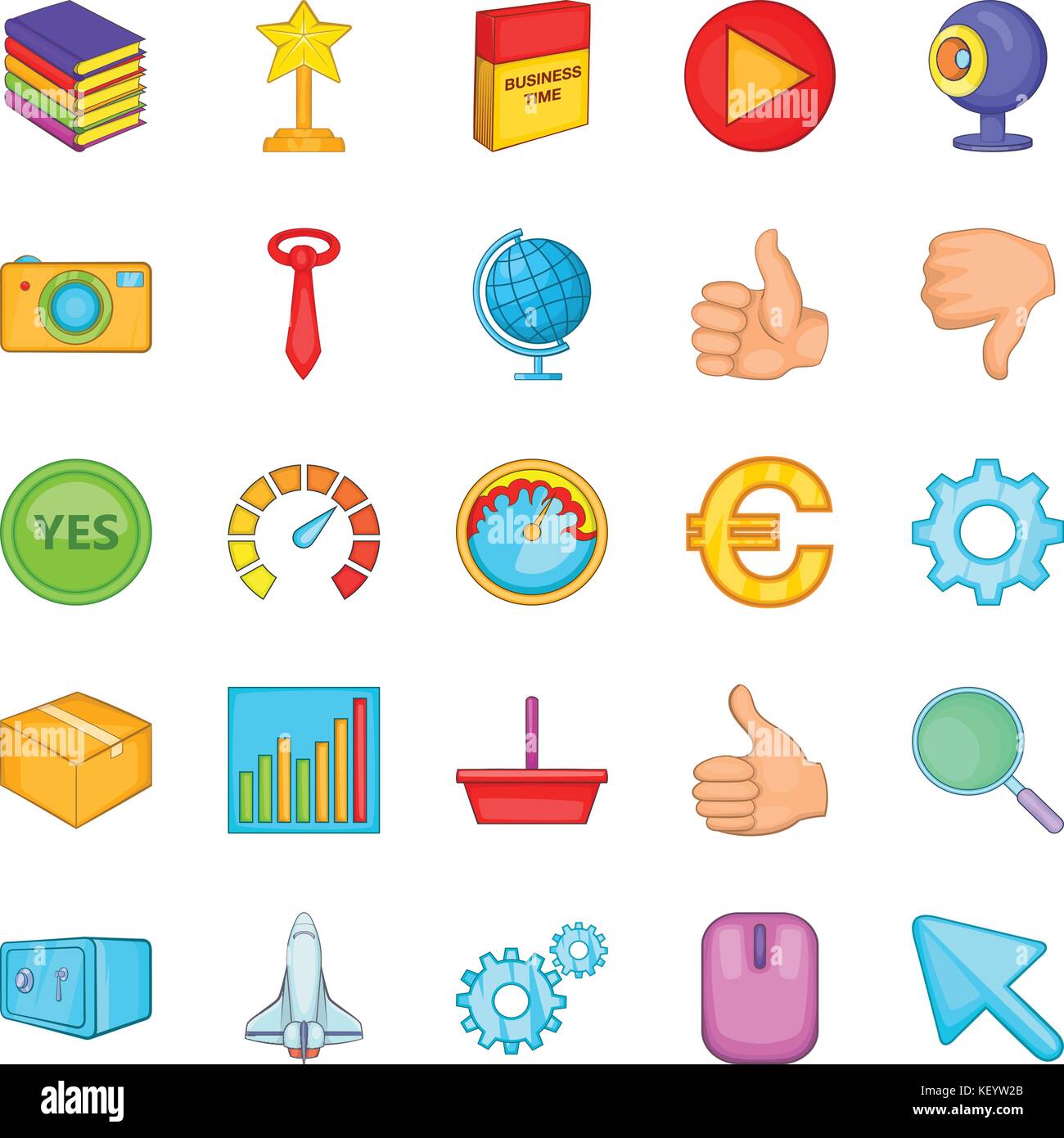 Promotion icons set, cartoon style Stock Vector Image & Art - Alamy