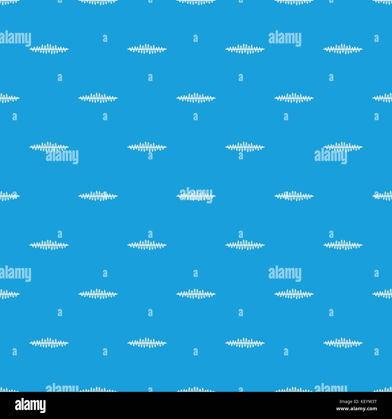 Sound wave pattern seamless blue Stock Vector Image & Art - Alamy