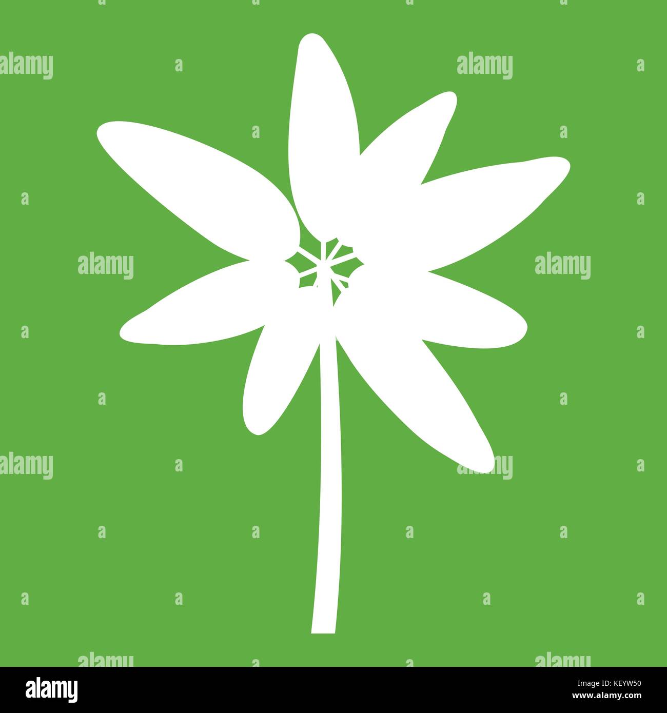 Long palm icon green Stock Vector Image & Art - Alamy
