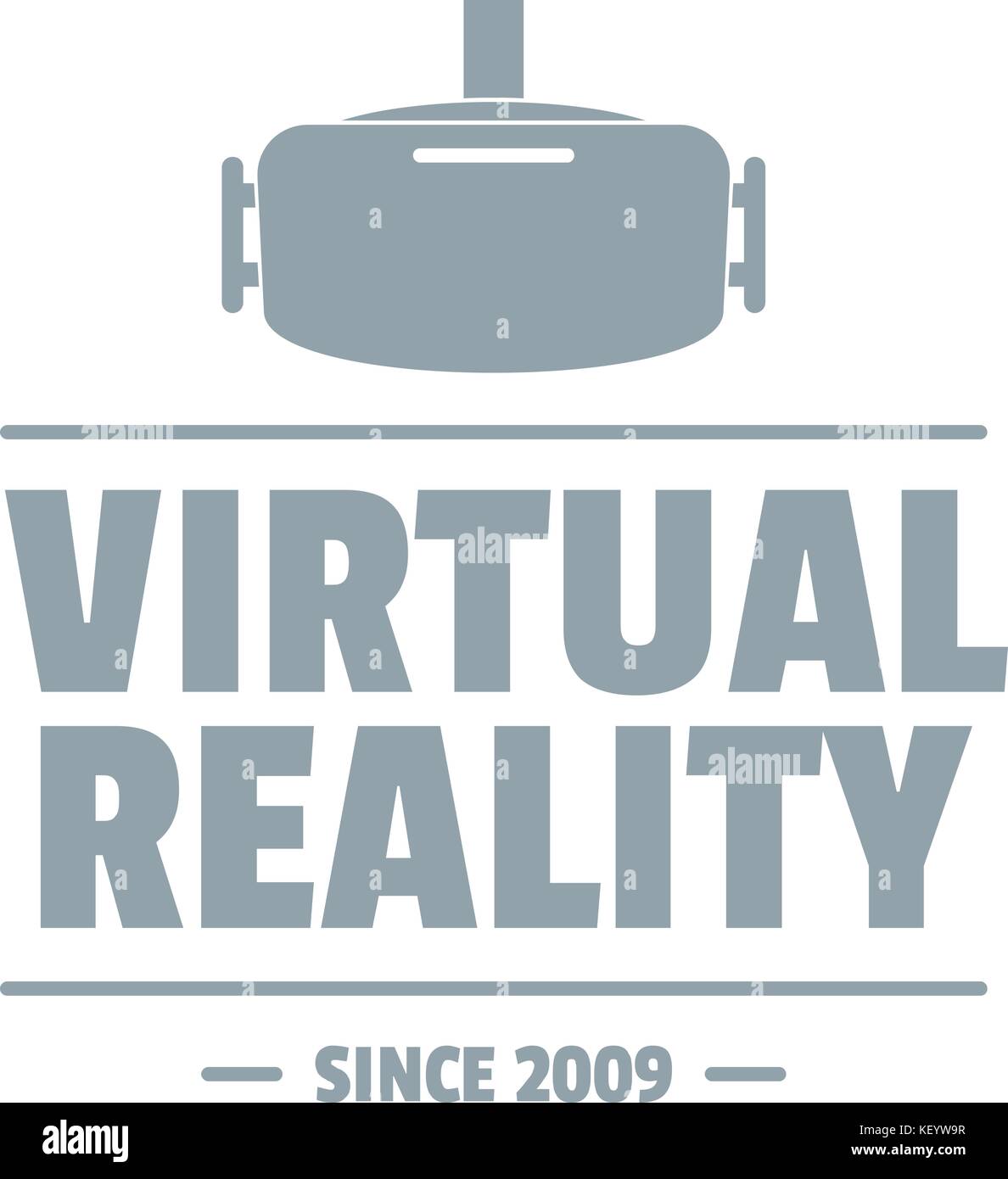 Vr vision logo, simple gray style Stock Vector Image & Art - Alamy