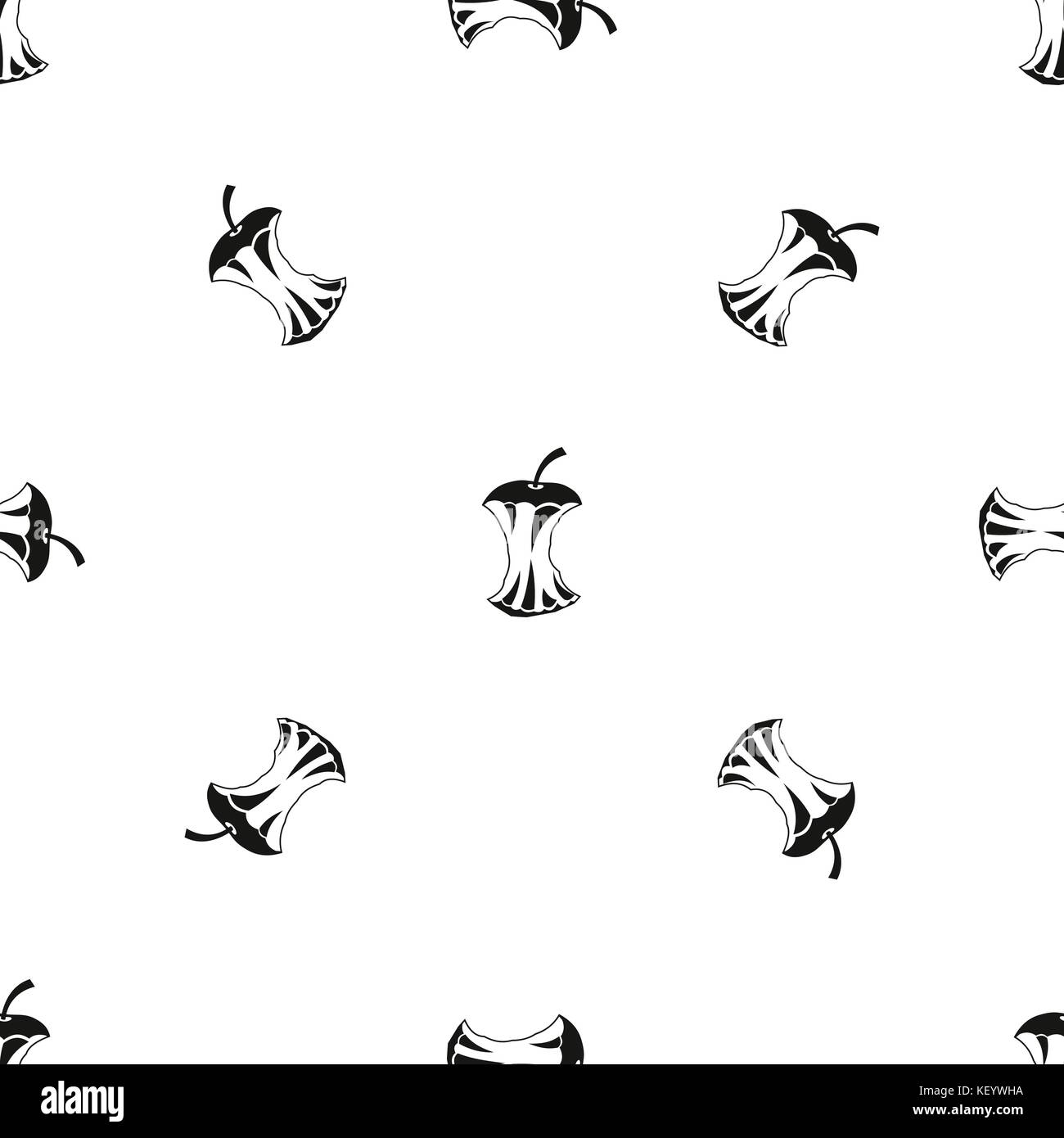 Apple core pattern seamless black Stock Vector Image & Art - Alamy