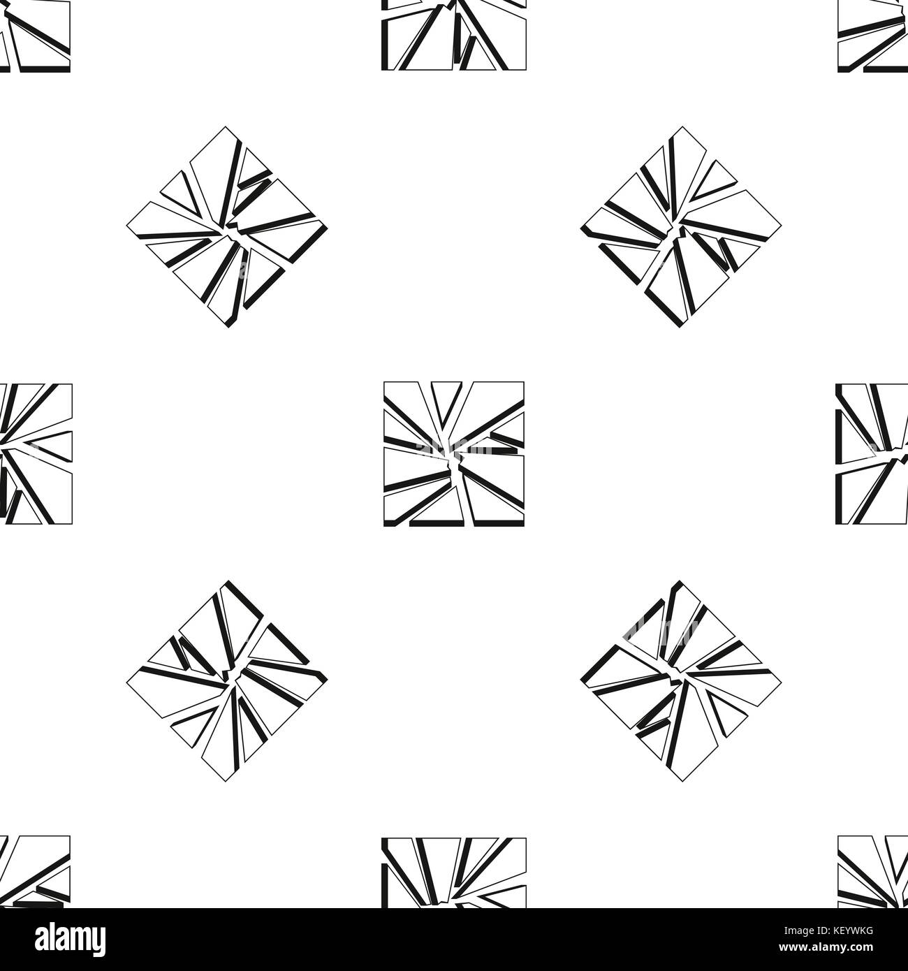 Broken glass pattern seamless black Stock Vector Image & Art - Alamy