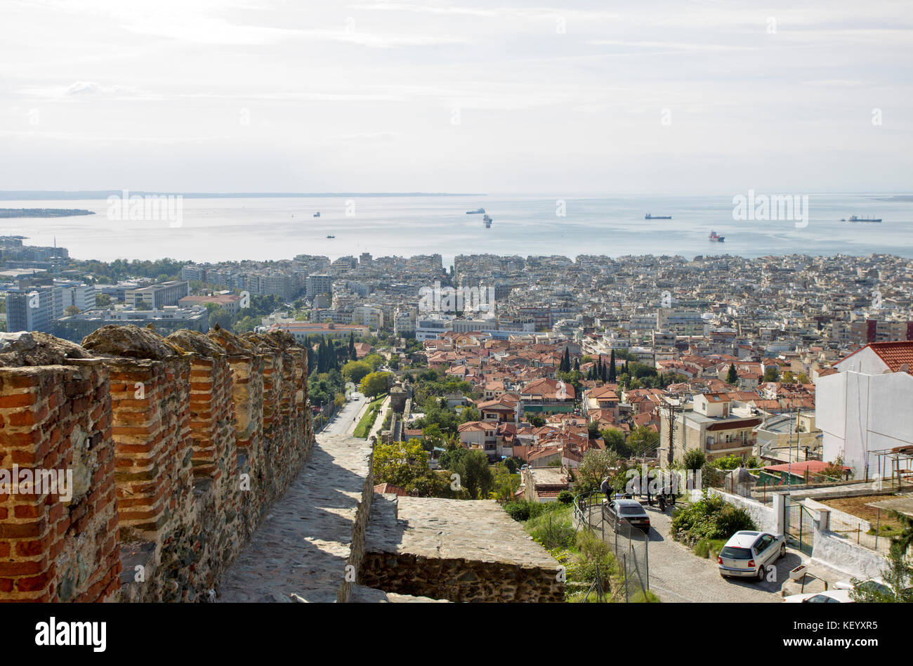 General view of Thessaloniki town from Trigonon tower Stock Photo - Alamy