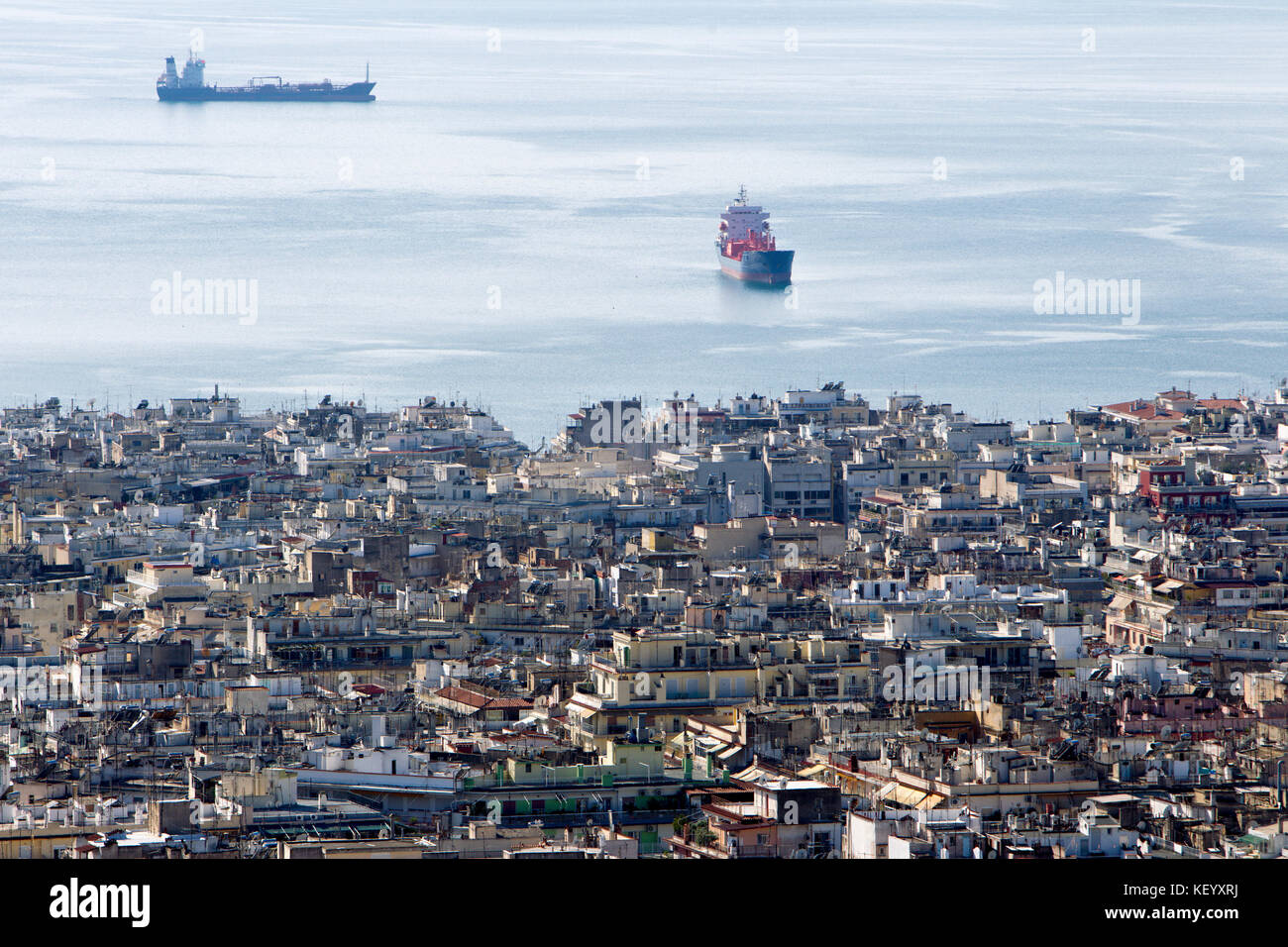 General view of Thessaloniki town from Trigonon tower Stock Photo - Alamy