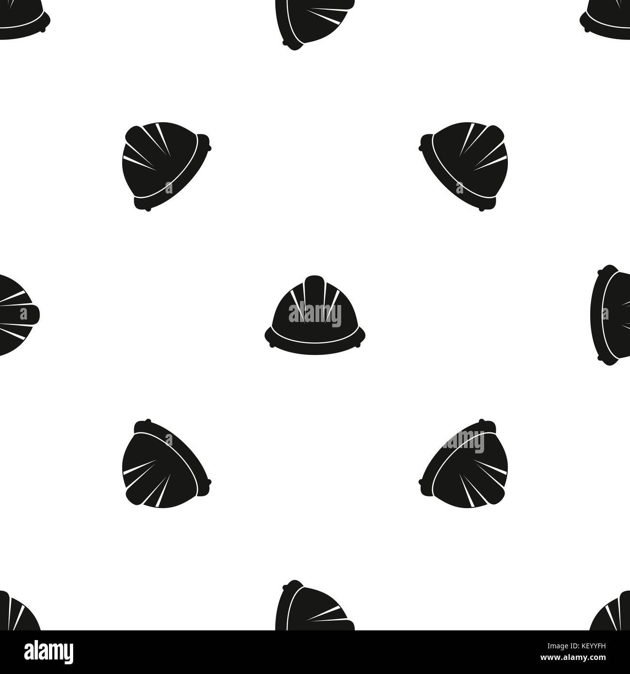 Construction helmet pattern seamless black Stock Vector Image & Art - Alamy