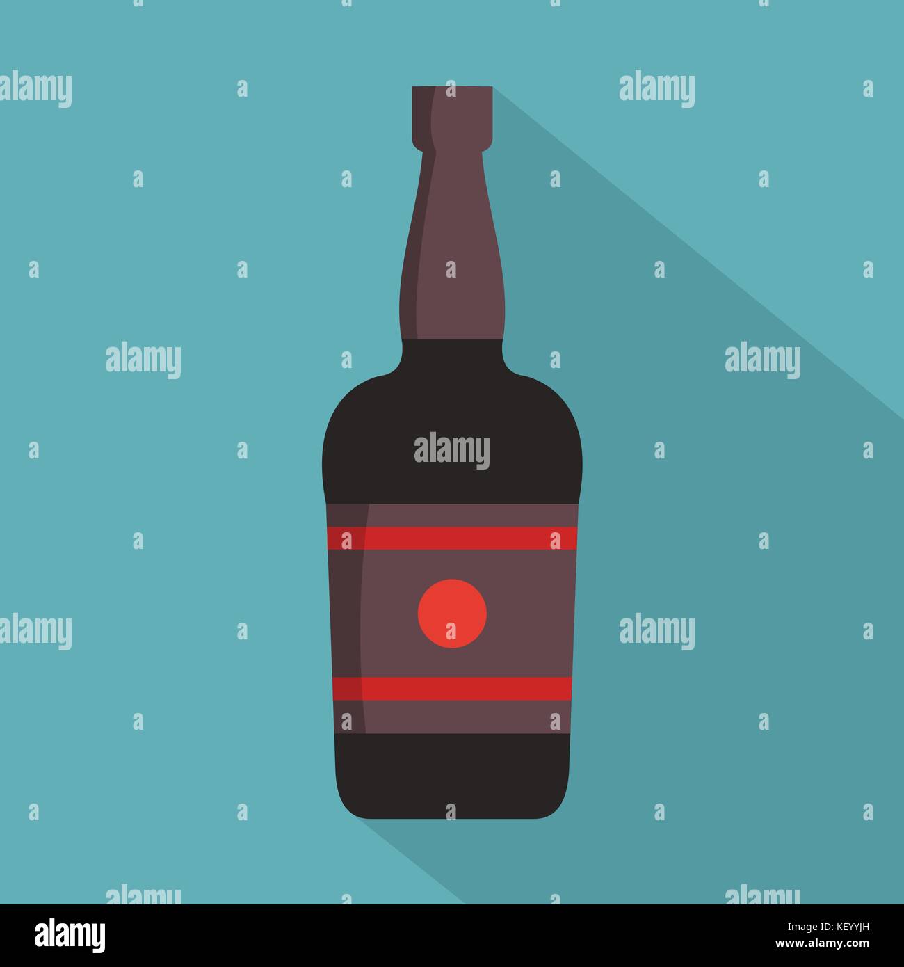 Vintage port wine bottle Stock Vector Images - Alamy