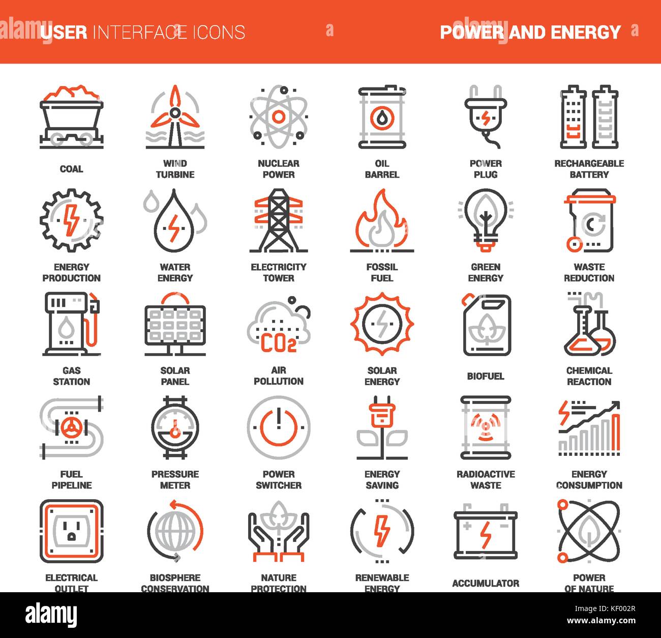Power and Energy Stock Vector Image & Art - Alamy