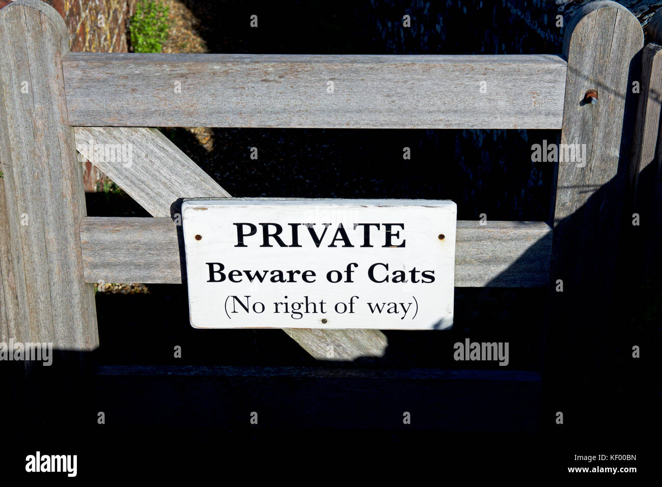 Do not feed the cats sign hi-res stock photography and images - Alamy