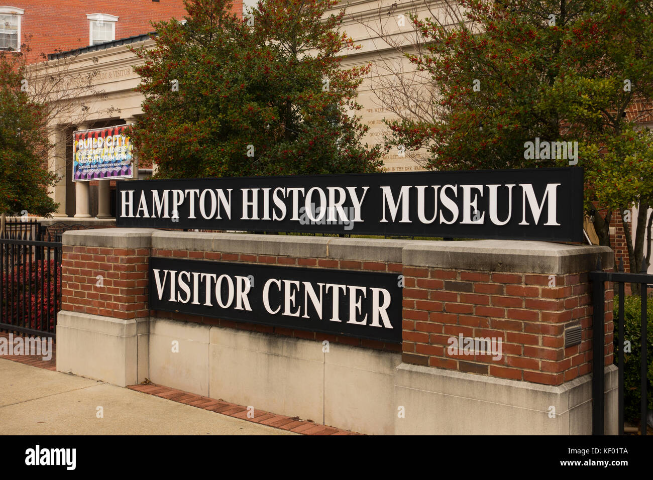 Hampton History museum visitor center Stock Photo - Alamy