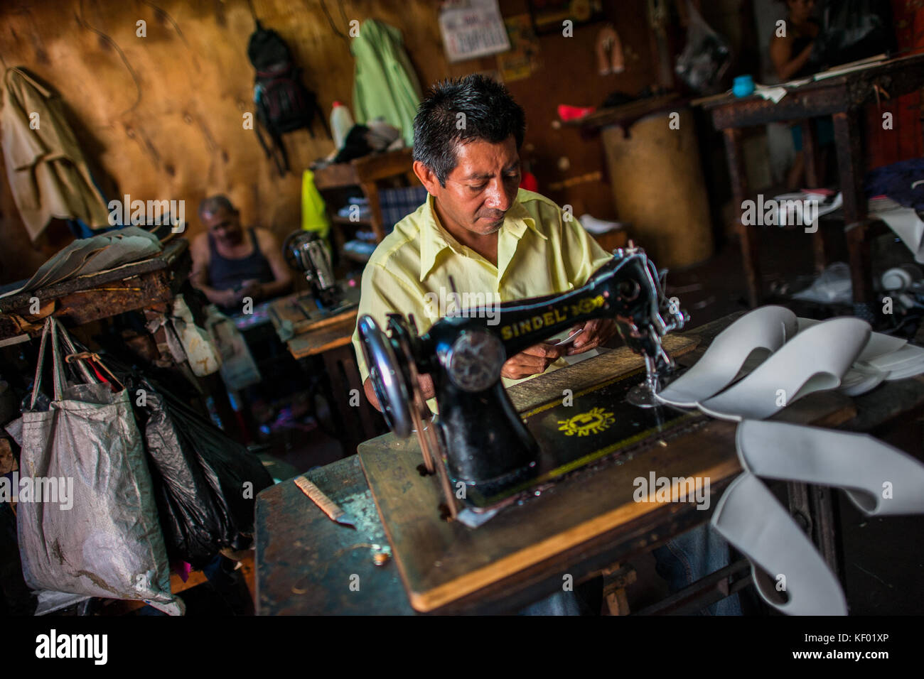 Shoe making machine hi-res stock photography and images - Alamy
