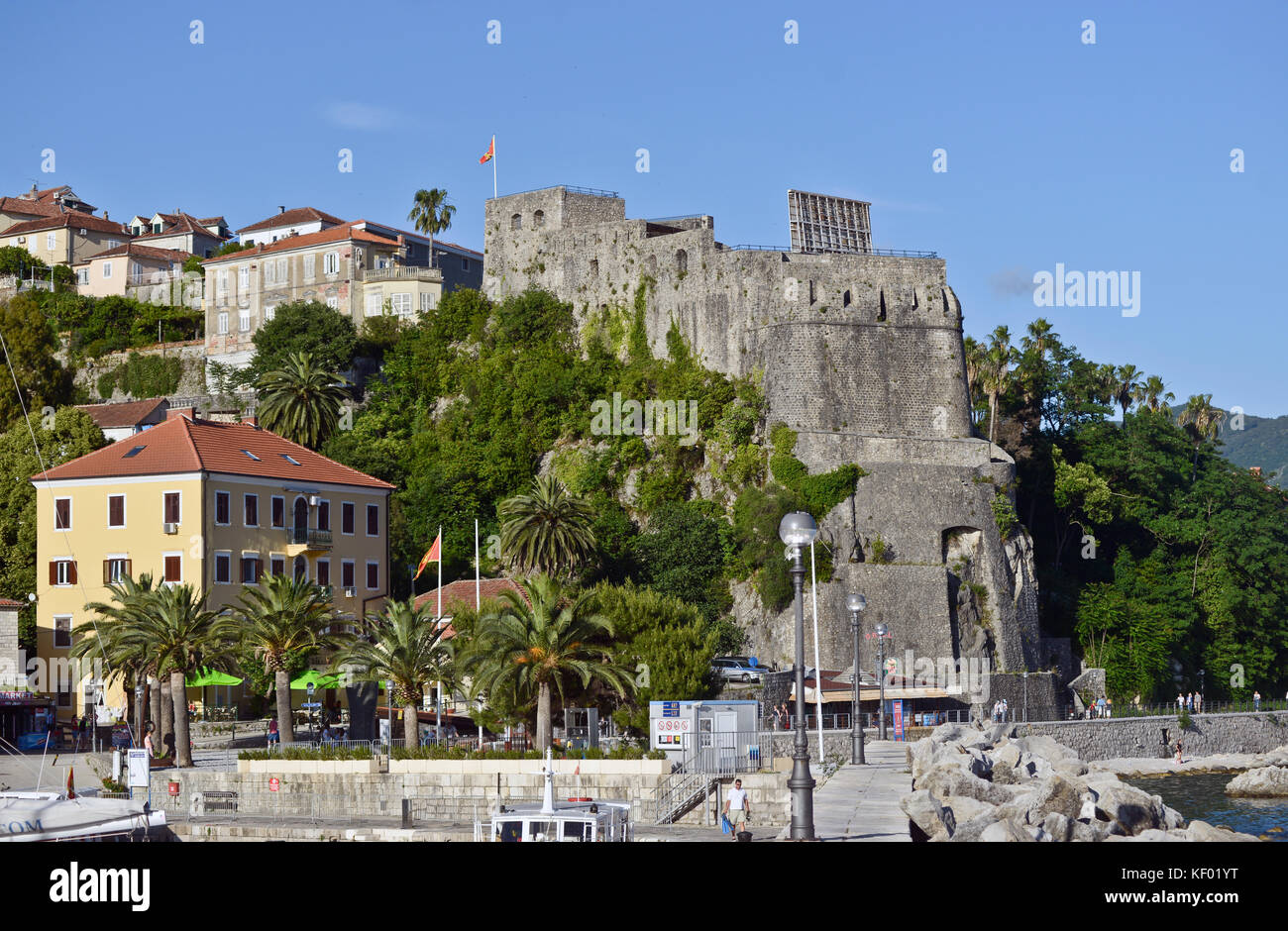 Forte Mare fortress, Herceg Novi, Montenegro Stock Photo - Alamy