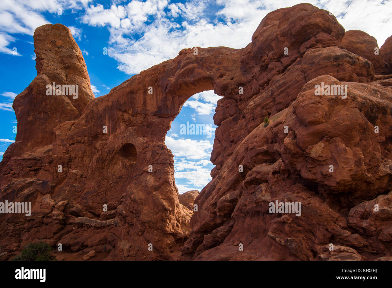 Turret arch in the Arches National Park, Utah, USA Stock Photo - Alamy