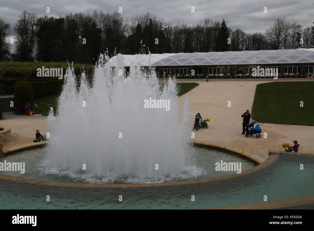 The Alnwick Garden in Alnwick, Northumberland Stock Photo - Alamy