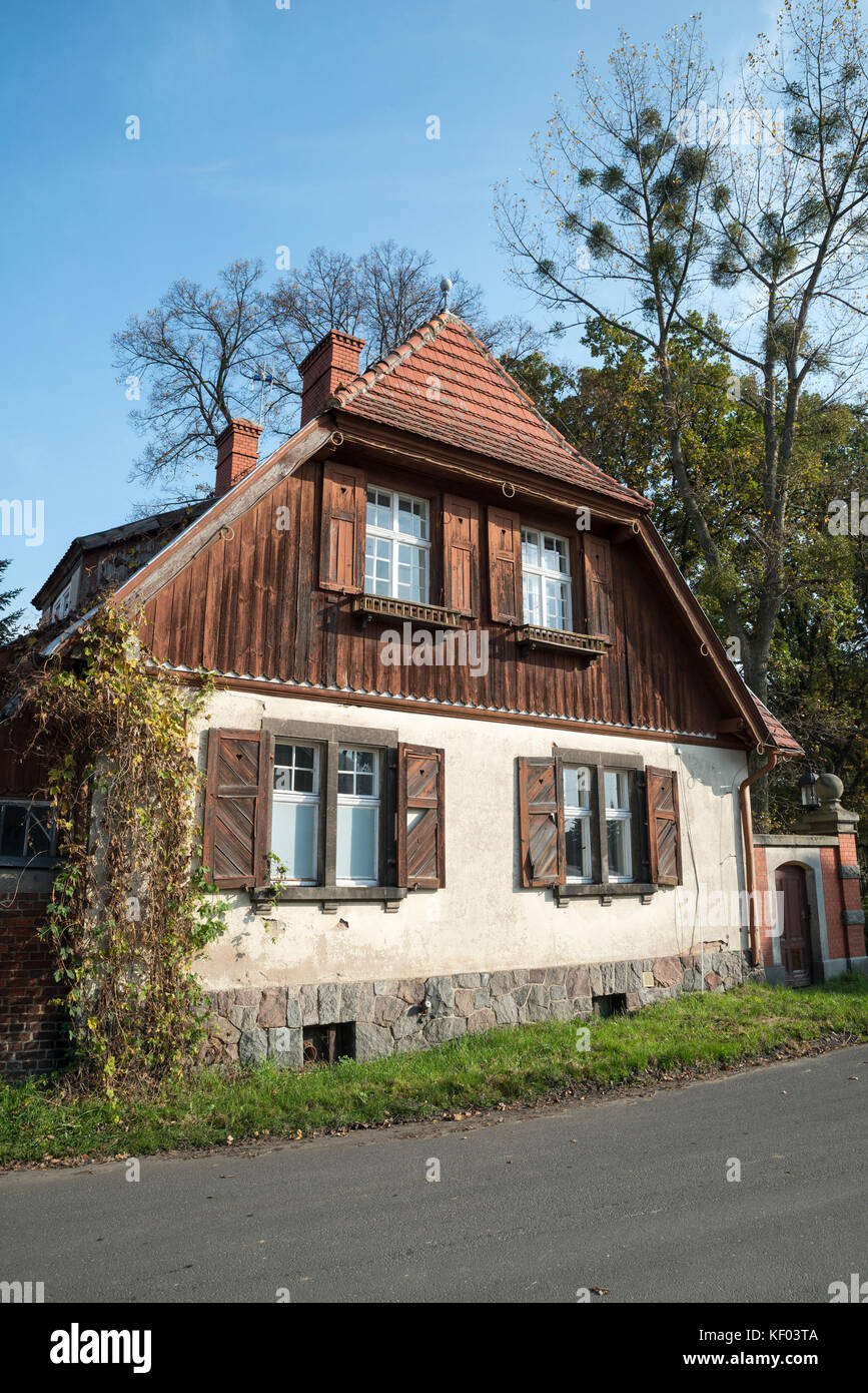 Castle (b.1870 - 1872) in Wasowo, Gmina Kuślin, Nowy Tomyśl County ...