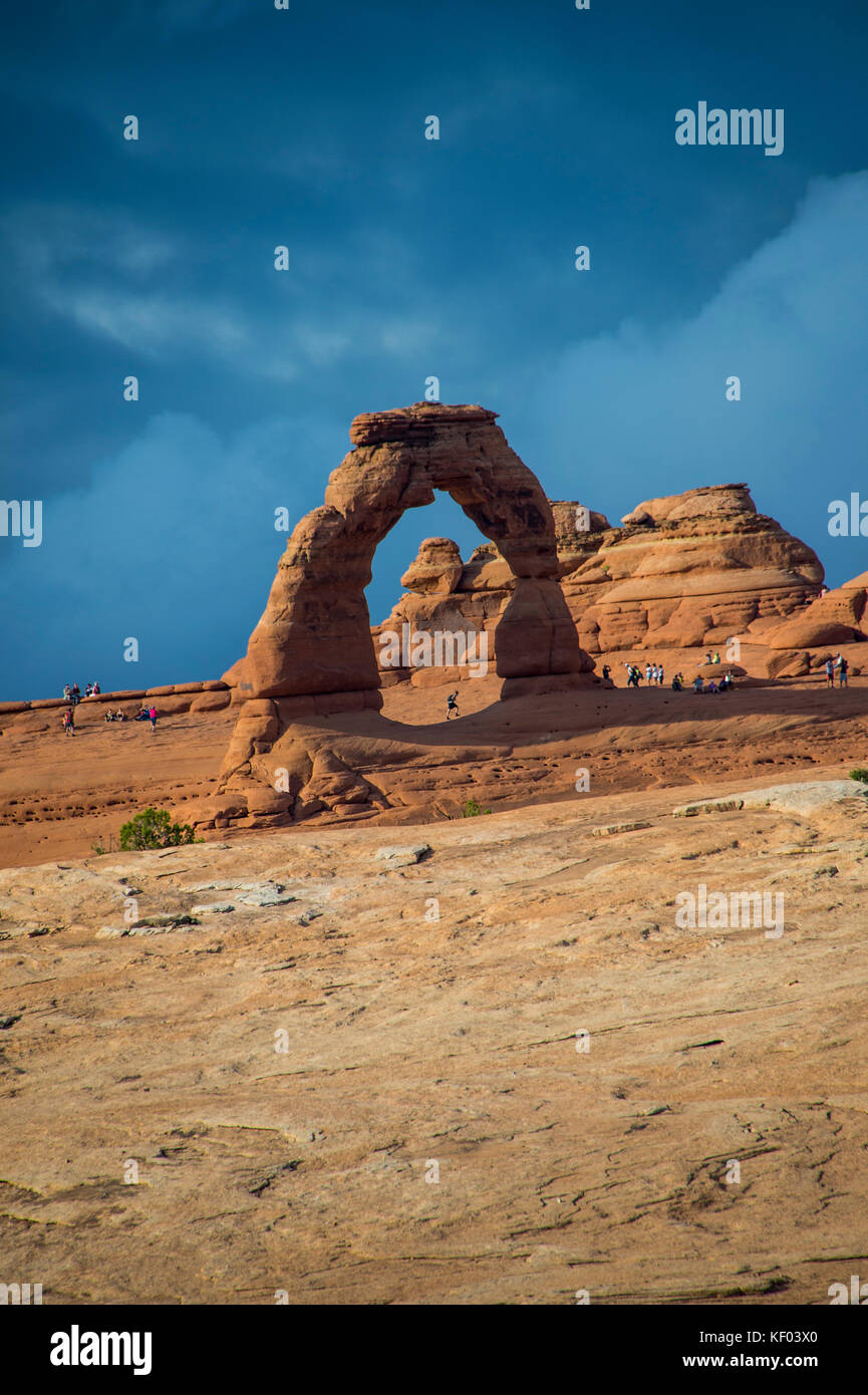Delicate Arch, Arches National Park, Utah, USA Stock Photo - Alamy