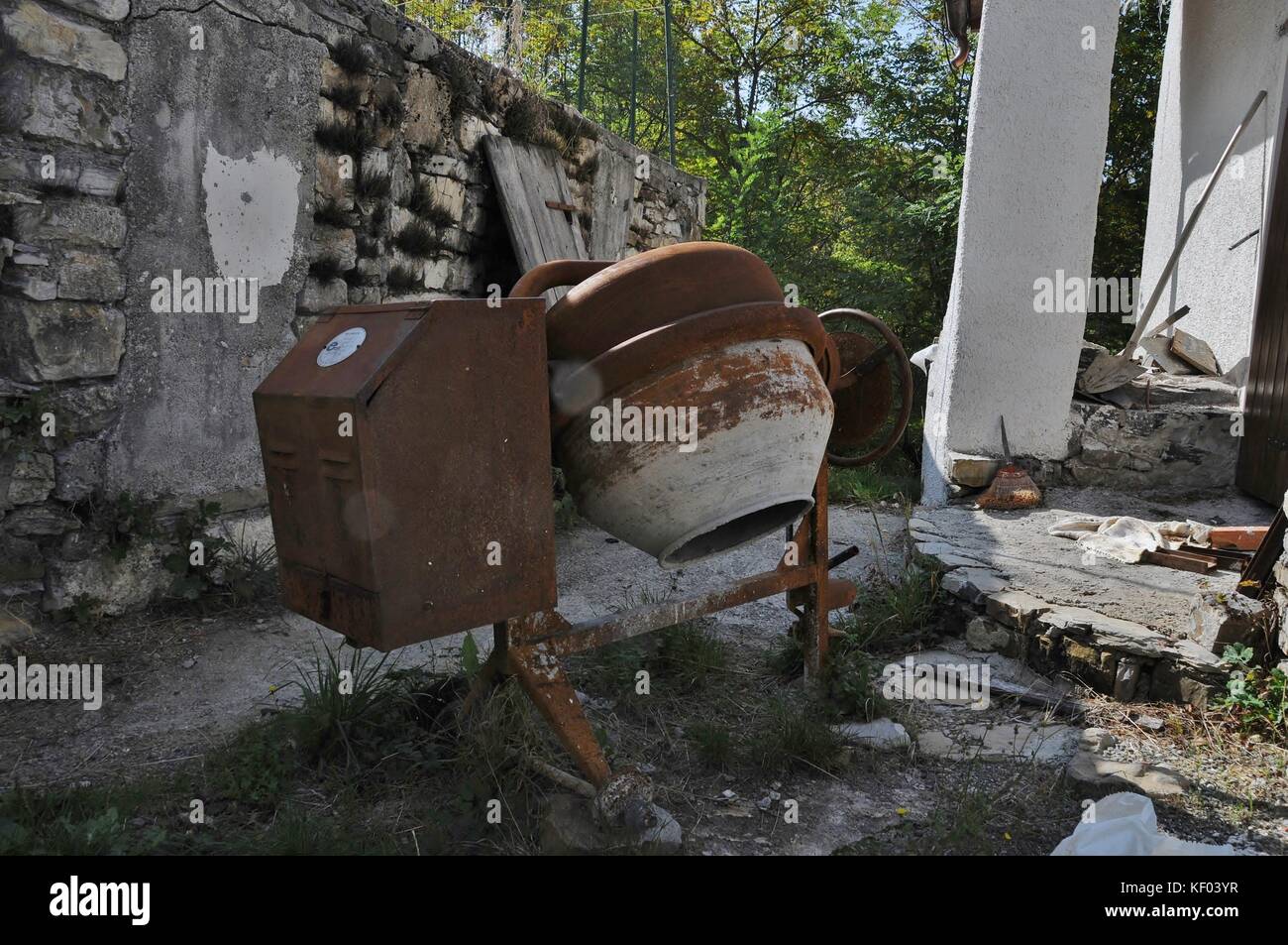 Economic slump in the village of Carrega Ligure, Piedmont, Italy Stock ...