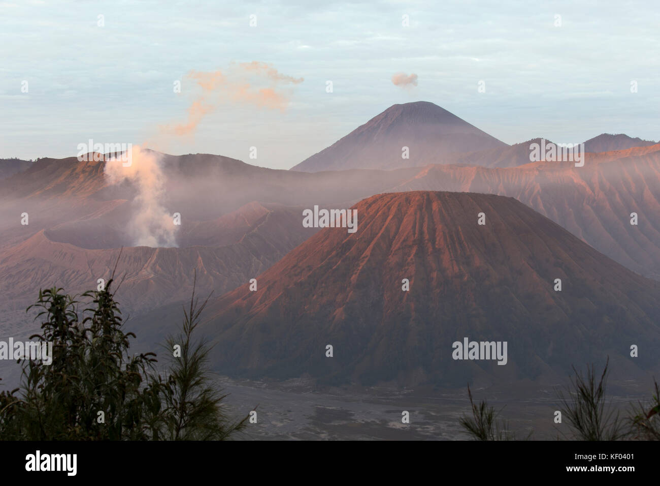 Sunrise at Bromo mountain, Indonesia Stock Photo - Alamy