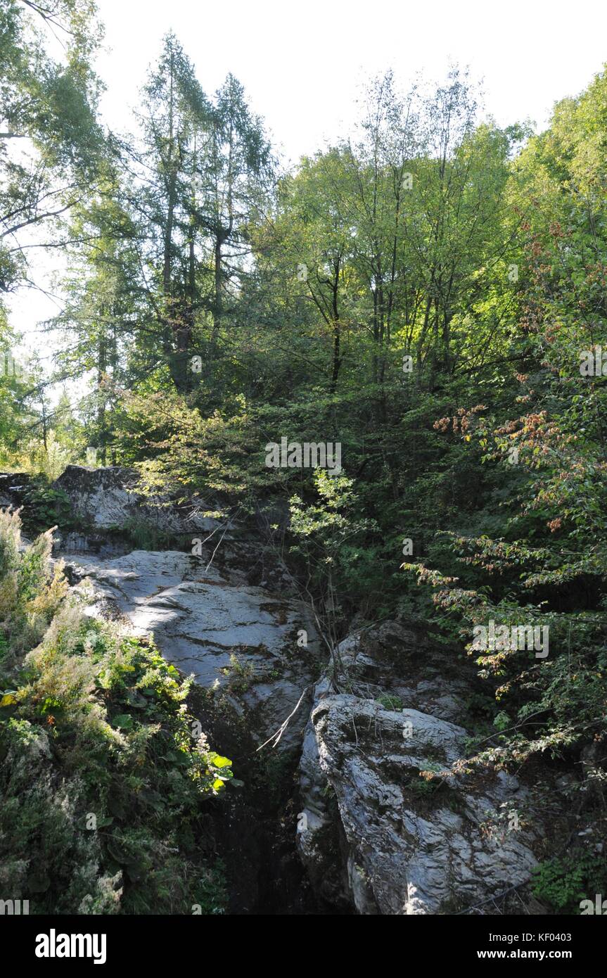 A view of the Appennine mountains from Connio, Carrega Ligure, Piedmont ...