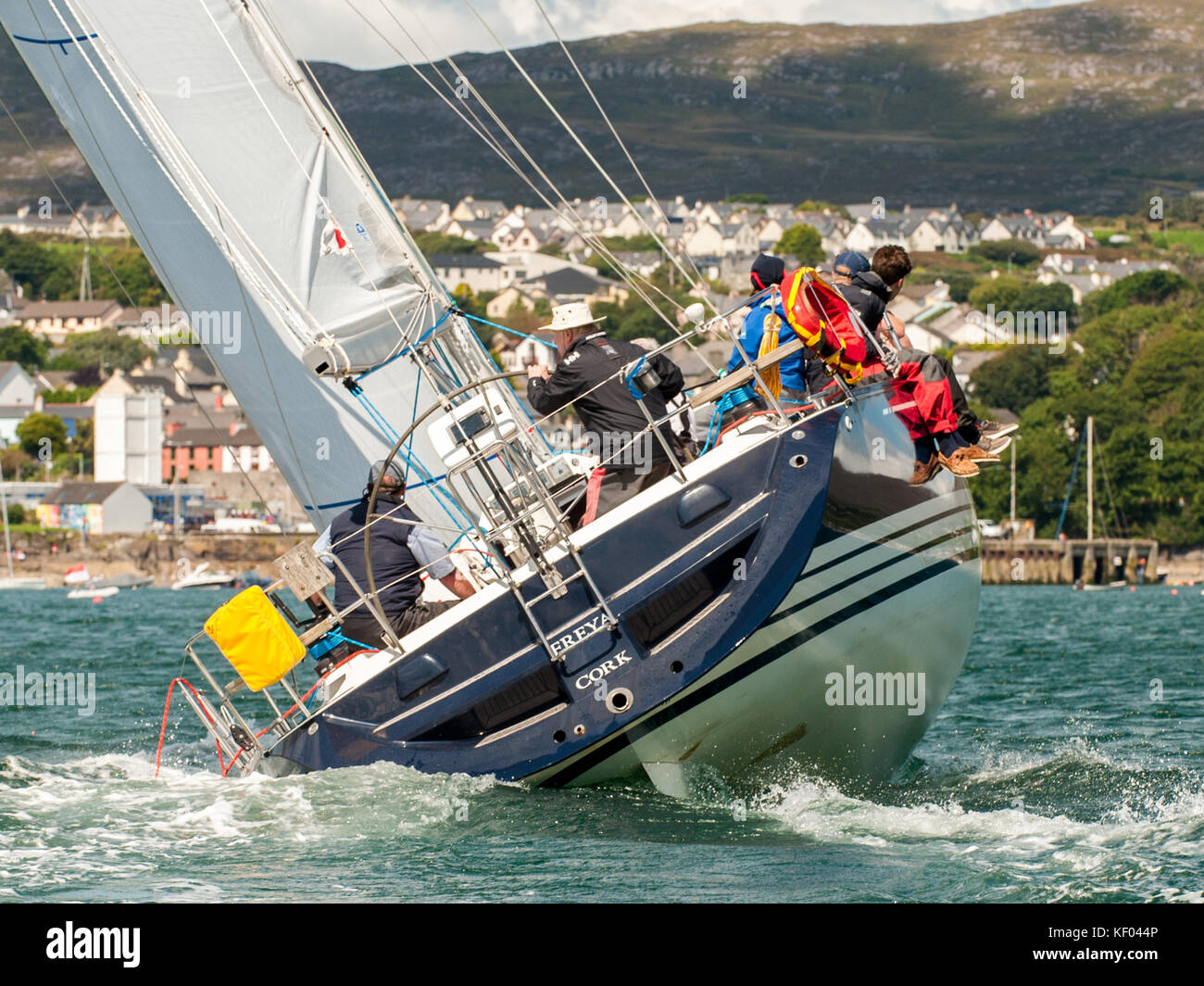 Sailing yacht 'Freya' competes during Schull Calves Week, Schull, Cork ...