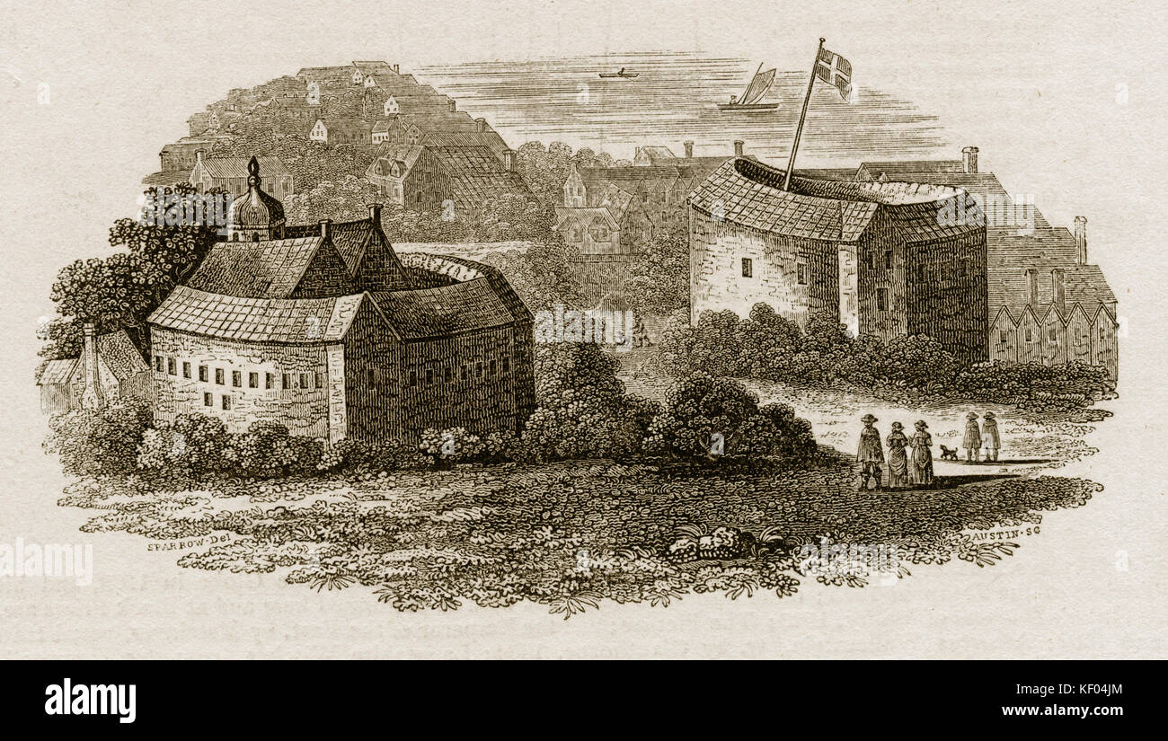 MAYSON BEETON COLLECTION. Bear Garden and Globe Theatre, Southwark ...
