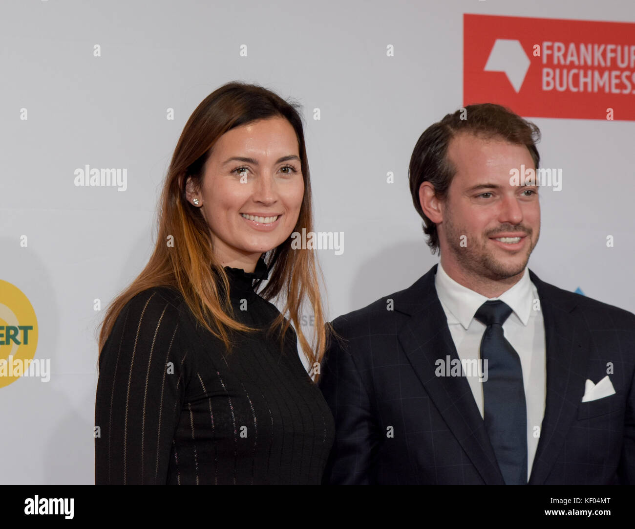 Frankfurt, Germany. 10th Oct, 2017.Princess Claire and Prince Felix of ...