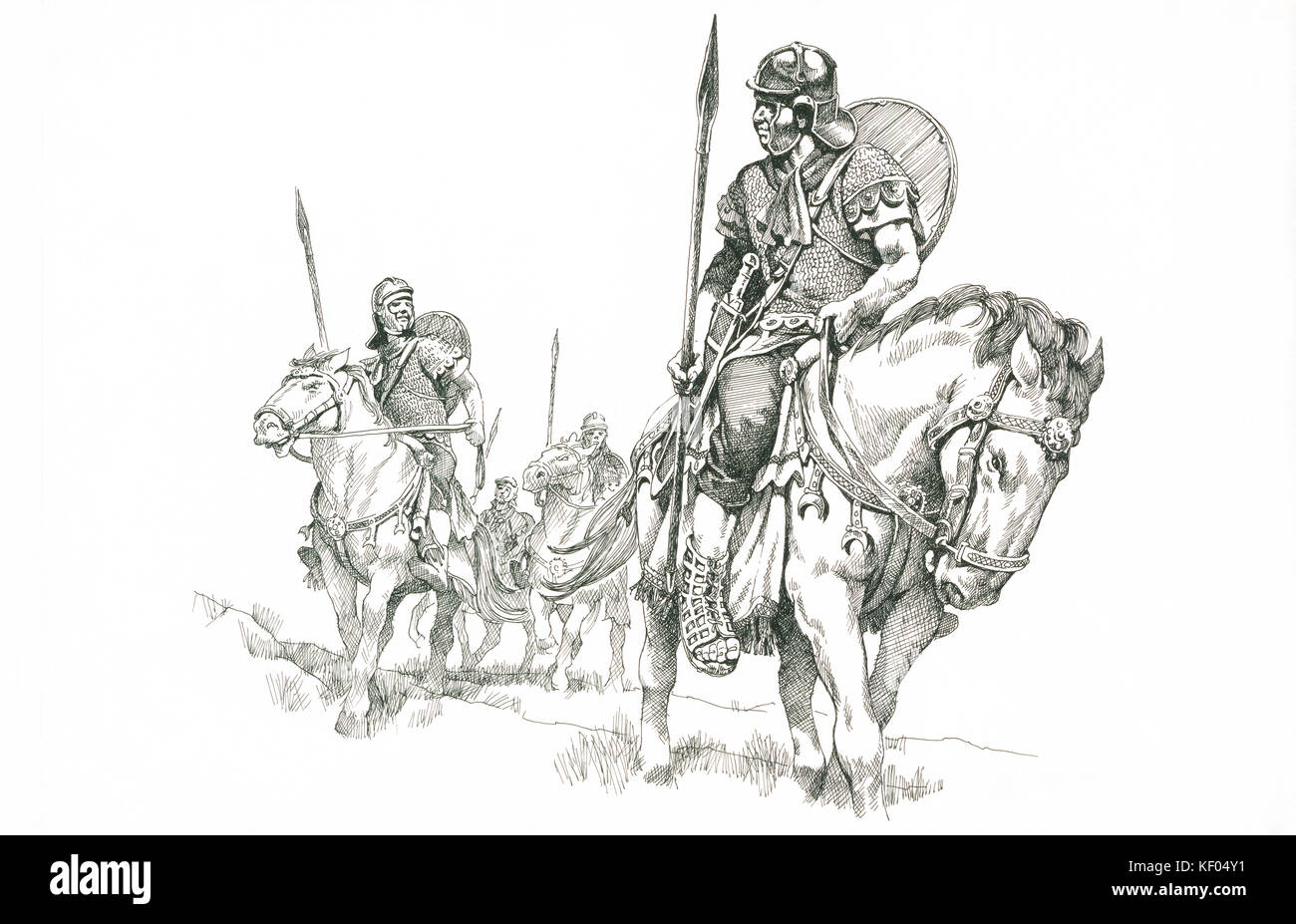 Hadrians wall reconstruction hi-res stock photography and images - Alamy