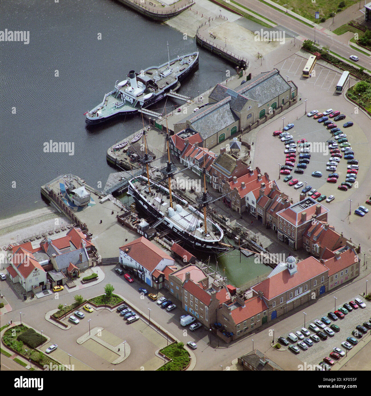 HMS Trincomalee and PSS Wingfield Castle docked at Hartlepool ...