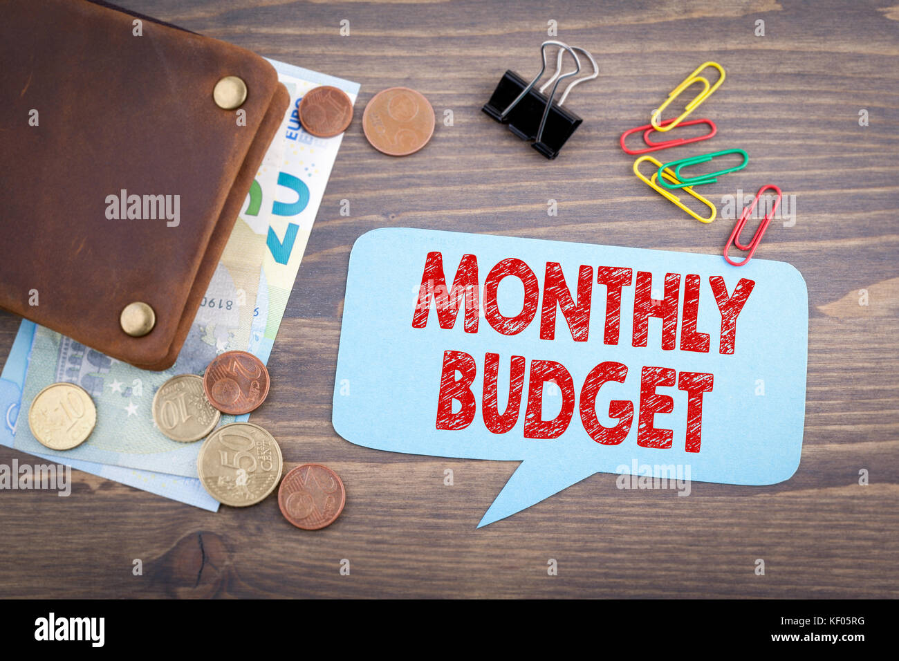 monthly budget. family income. profit and expense background Stock ...
