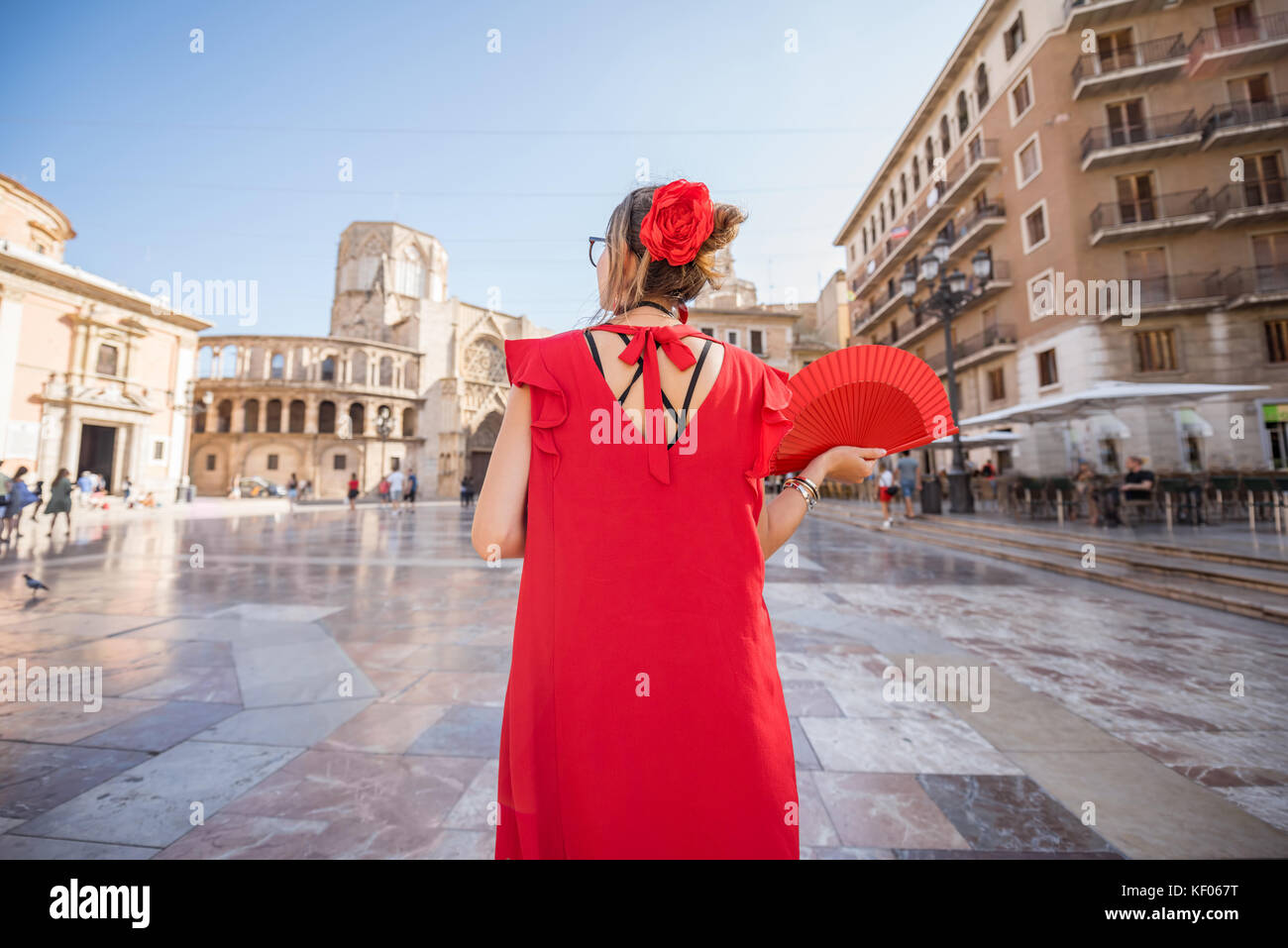 Back view of valencia cathedral hi-res stock photography and images - Alamy