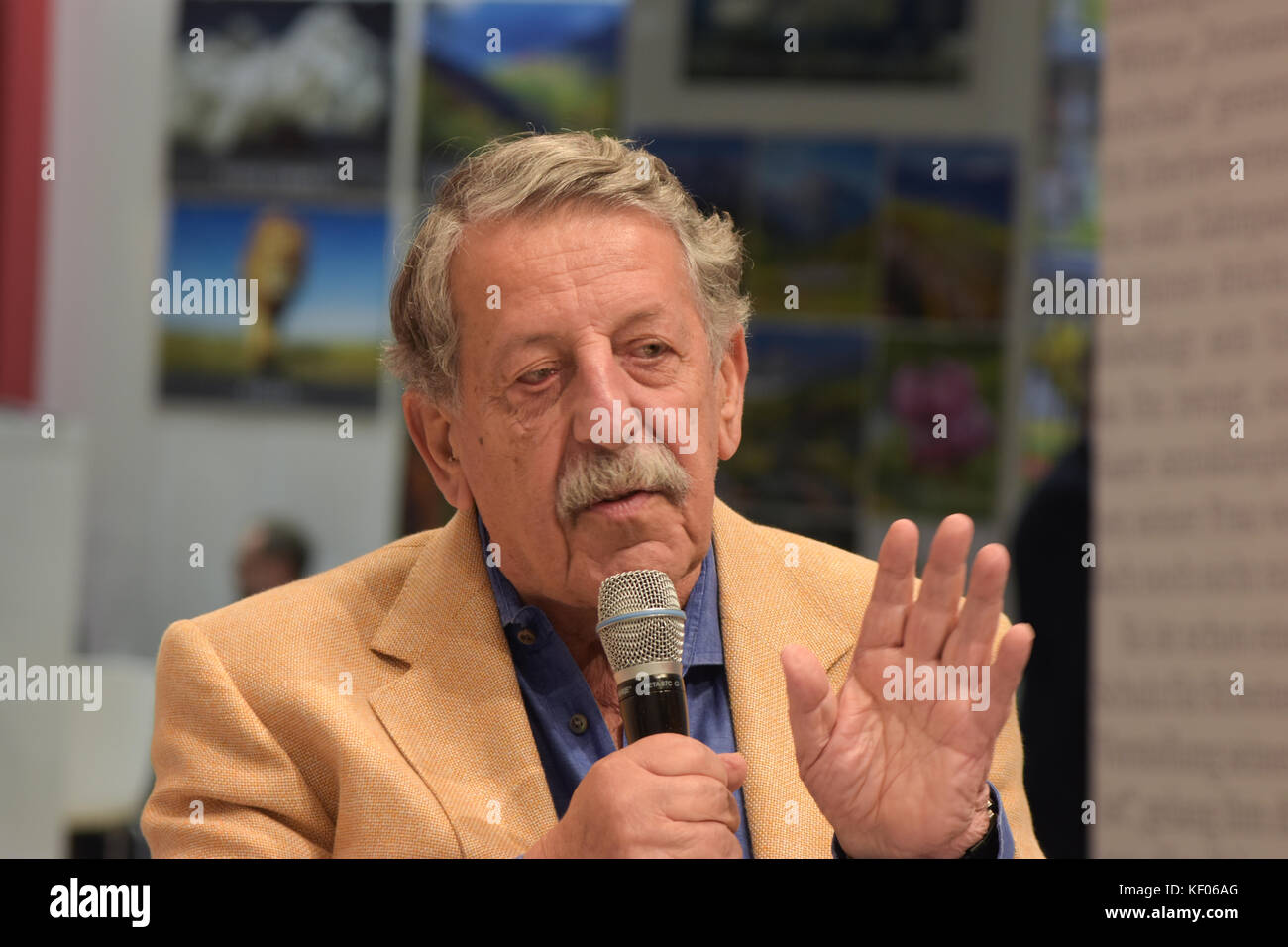 Frankfurt, Germany. 12th Oct, 2017. Ulrich Kienzle (* 1936), german ...