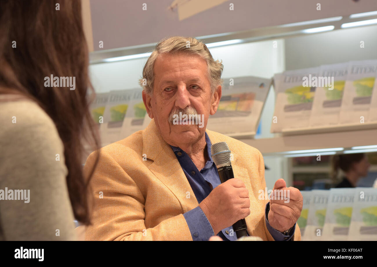 Frankfurt, Germany. 12th Oct, 2017. Ulrich Kienzle (* 1936), german ...