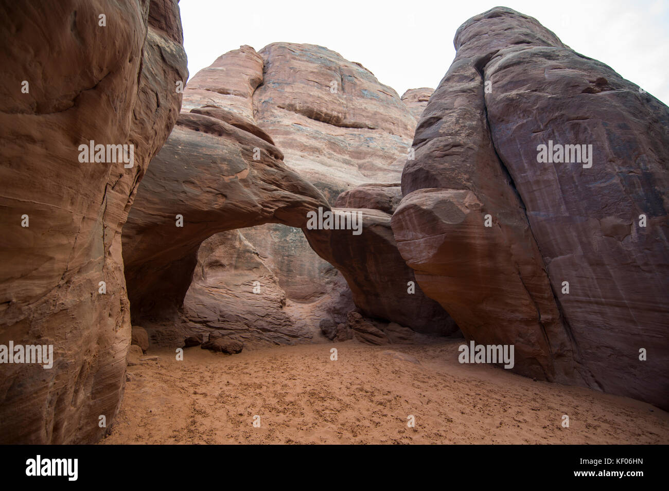 Sand dune arch in the Arches National Park, Utah, USA Stock Photo - Alamy