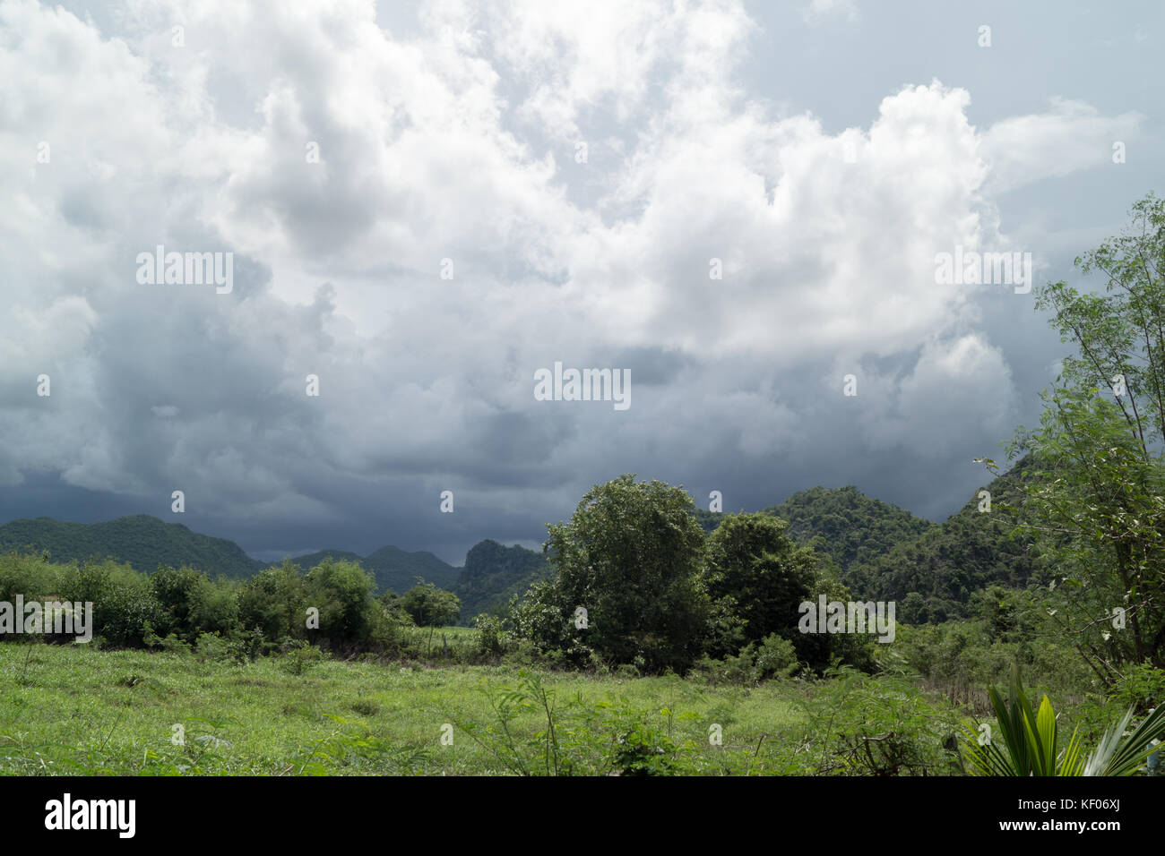 sweeping monsoon - view into the landscape Stock Photo - Alamy