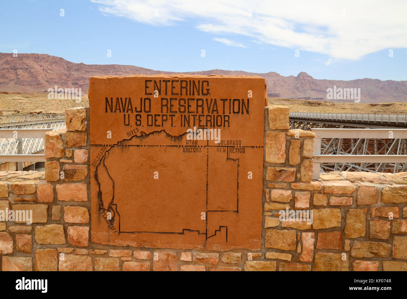 Navajo reservation sign hi-res stock photography and images - Alamy