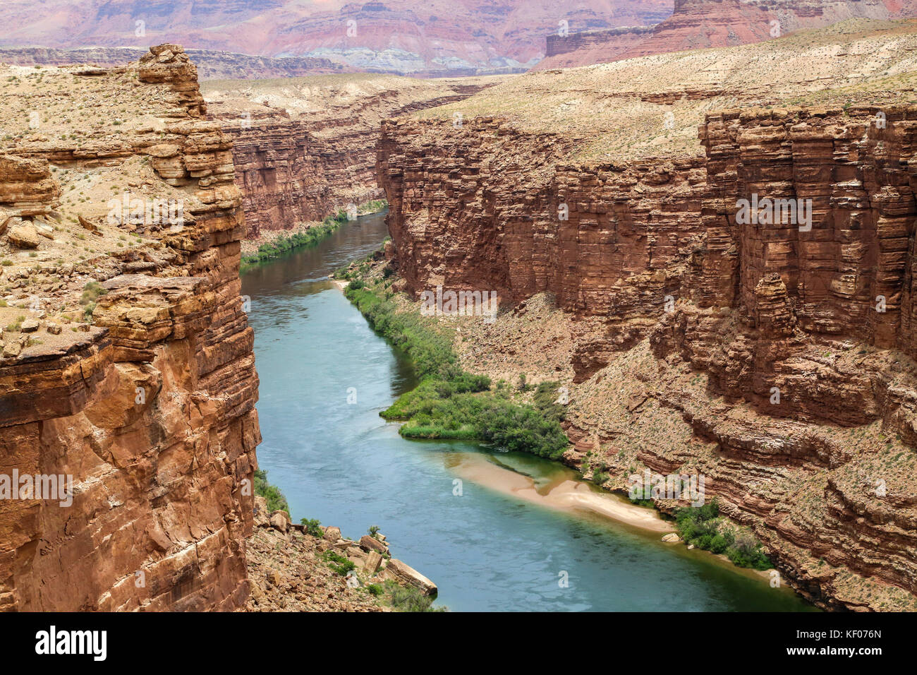 The Colorado River in the gorge at Marble Canyon, AZ Stock Photo - Alamy