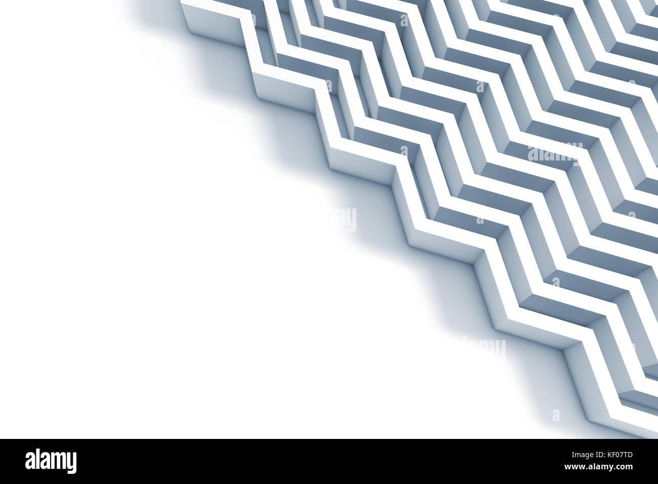 Geometric zig zag pattern background. 3D rendering Stock Photo - Alamy