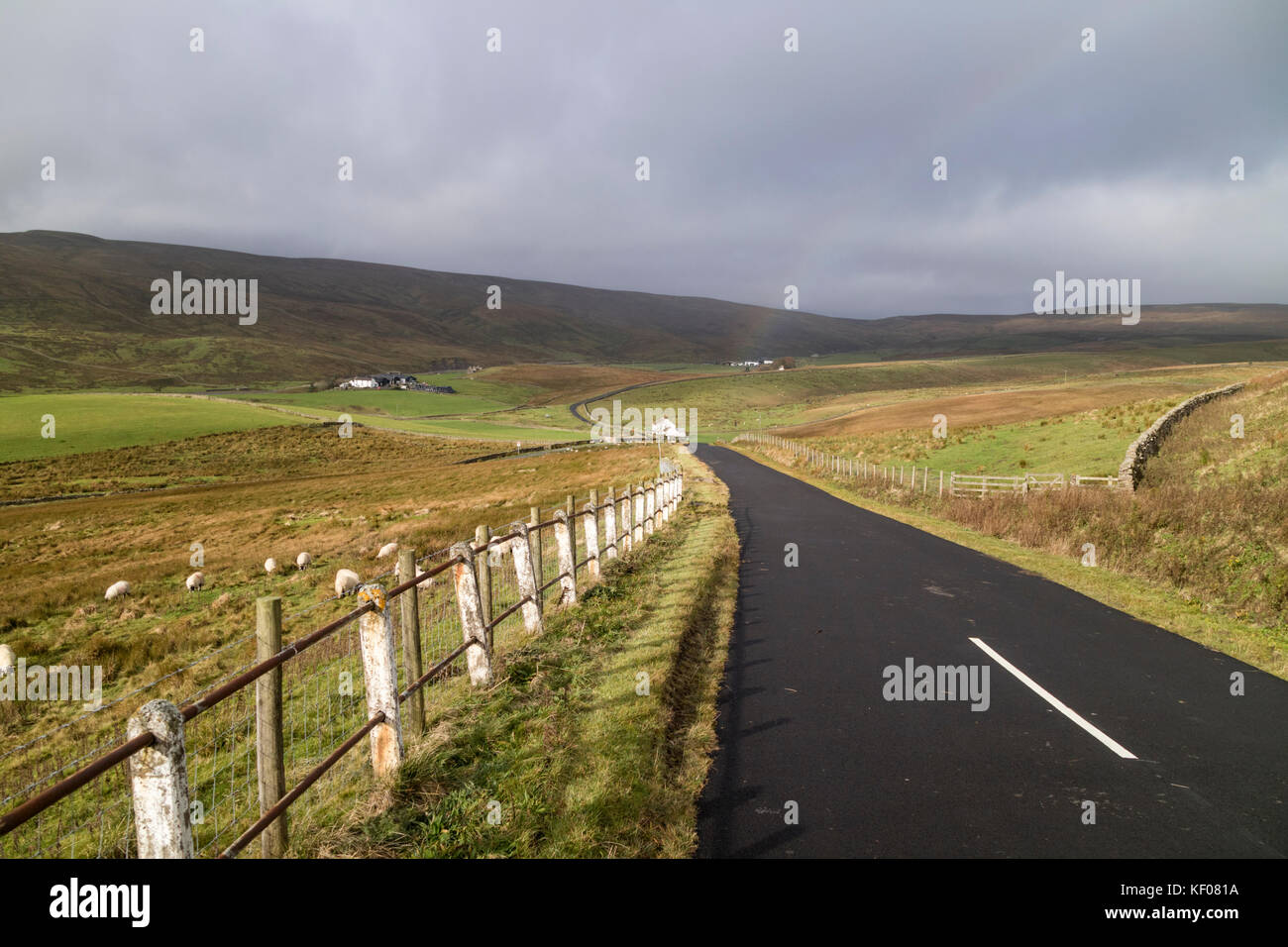 Remote farming communities in Upper Teesdale, County Durham, England ...