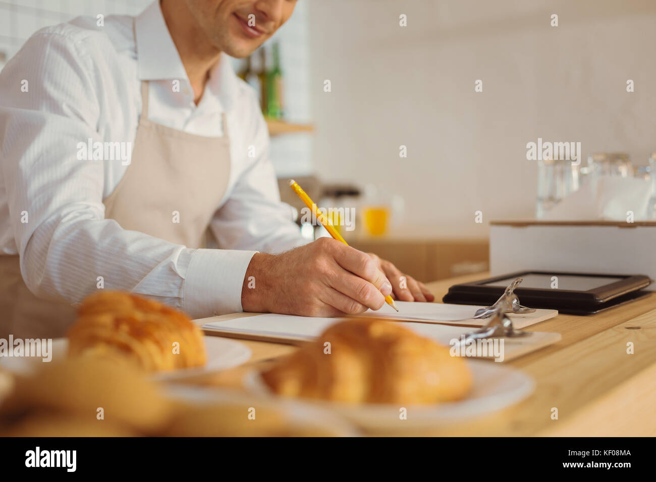 Handsome smart man working Stock Photo - Alamy